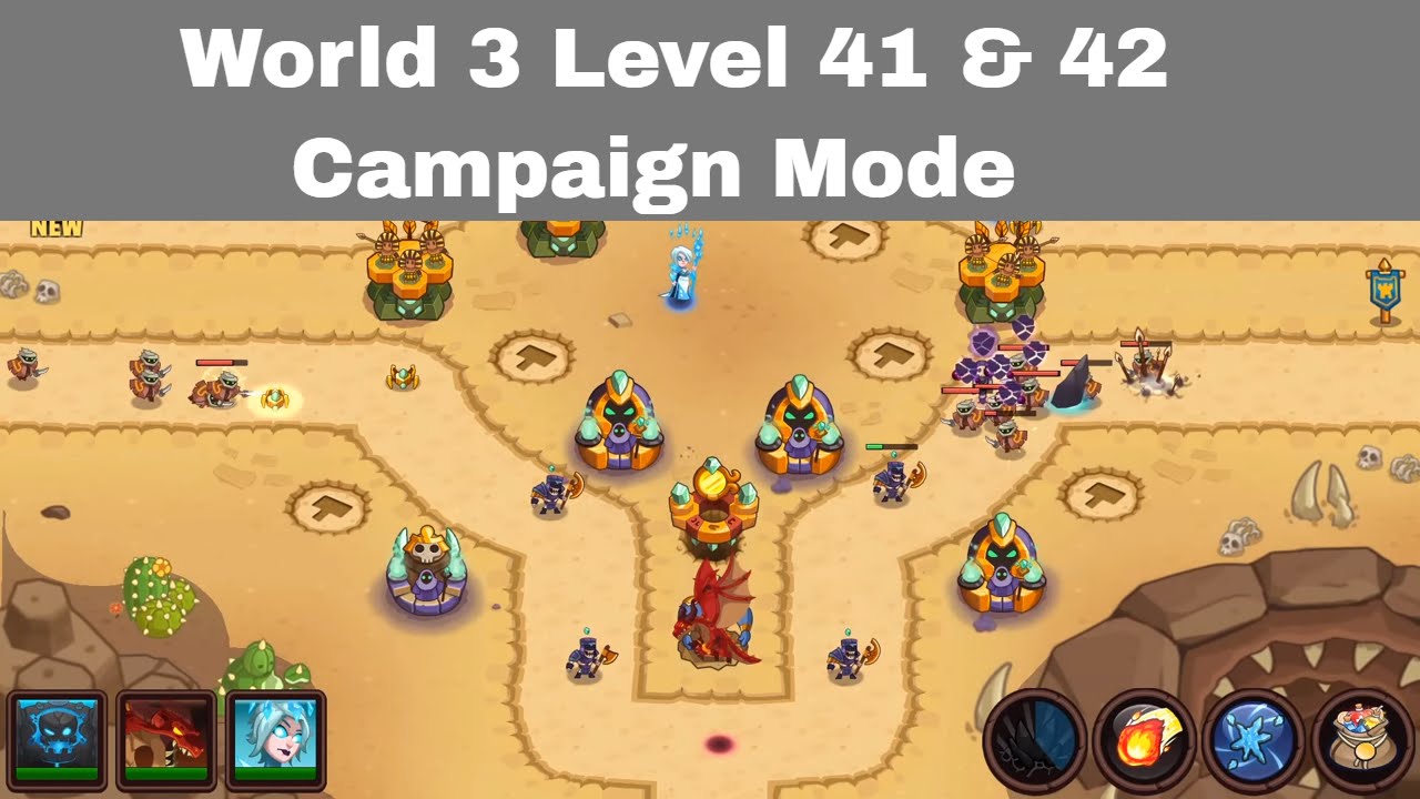 World 3 Level 41 | World 3 Level 42 Campaign Mode Realm Defense - YouTube