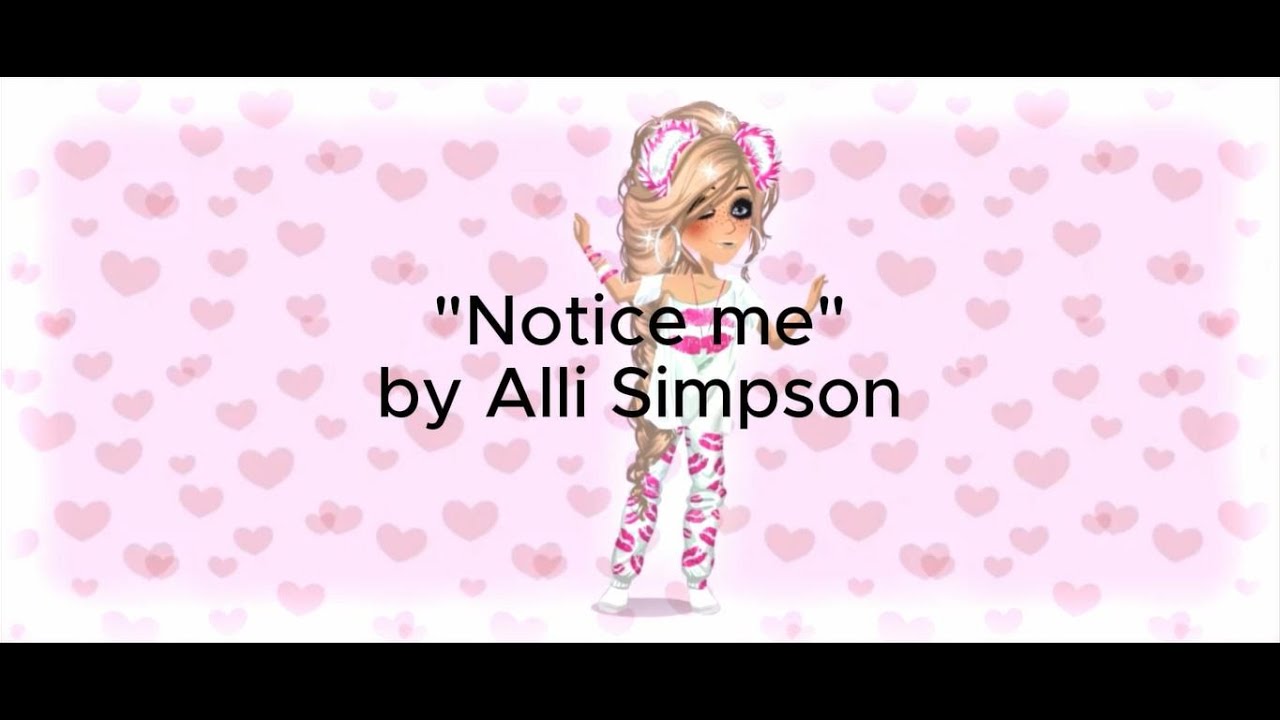 "Notice me" MSP lyric video // (old MSP style) - YouTube