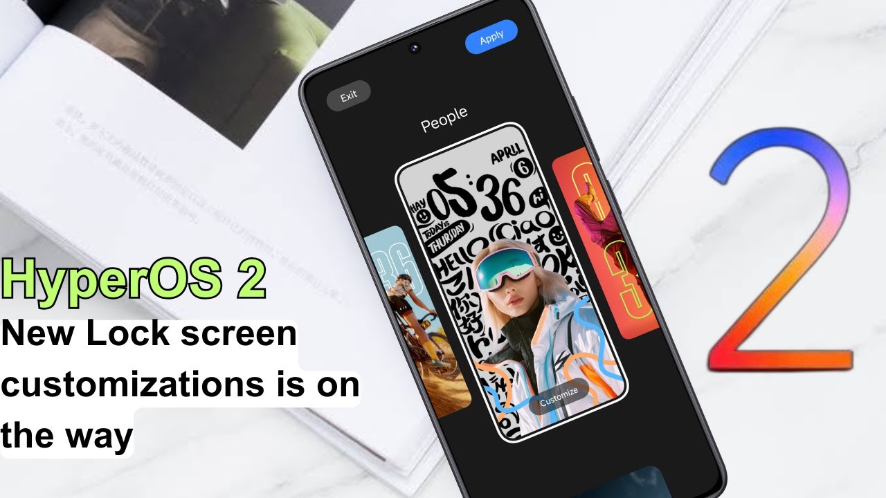 [Exclusive] HyperOS 2 new Lock Screen Customizations is arriving soon ...