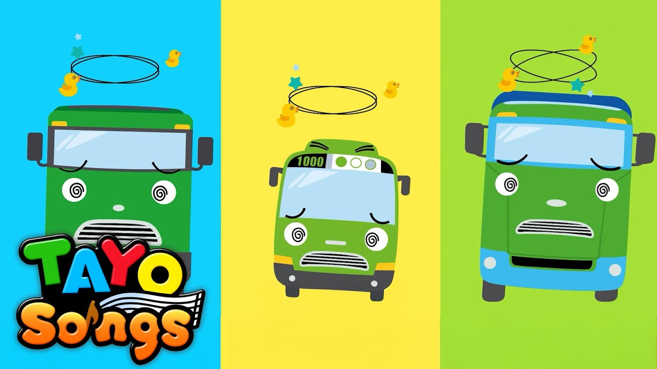Learn Colors with Tayo🌈 | Five Little Ducks + more | Tayo Songs for ...