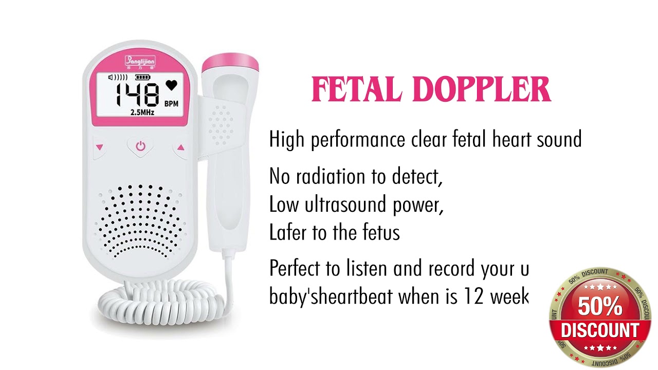Fetal dopler for home / baby doppler - YouTube