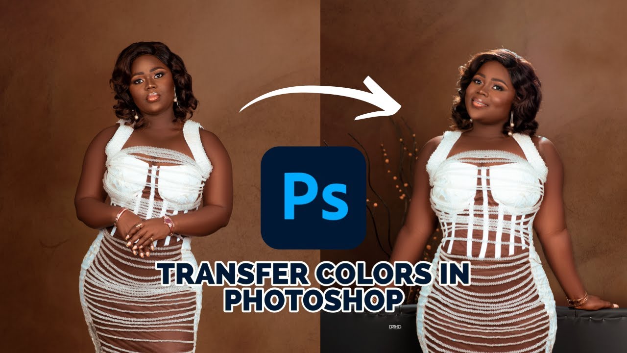 AMAZING Color Grade Transfer to Another Photo EASY - Photoshop - YouTube