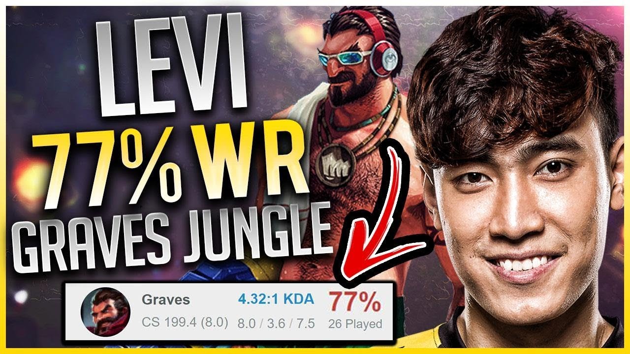 LEVI 77% Win Rate Graves Jungle S8 (4.23 KDA) - YouTube