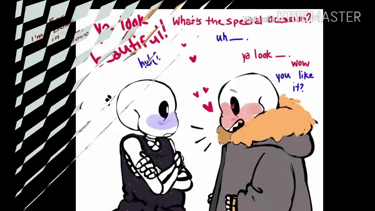 Sans x Red and more of the AU - YouTube