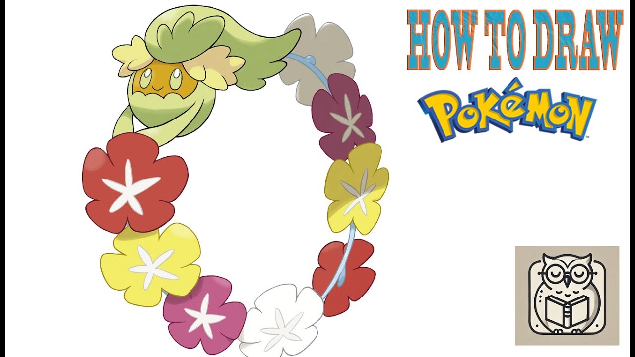 How to draw POKEMON Comfey step by step | drawing Comfey - YouTube