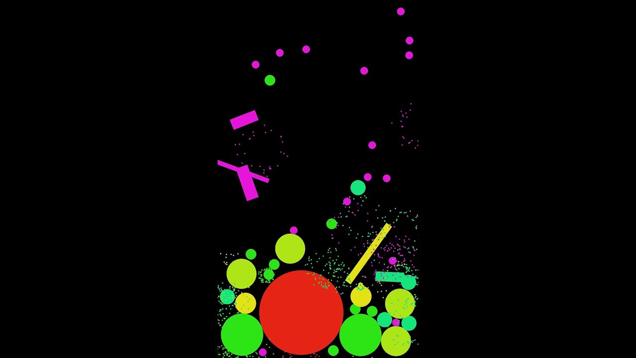 Colorful Merge Balls: Grow Bigger ASMR Game #Short - YouTube