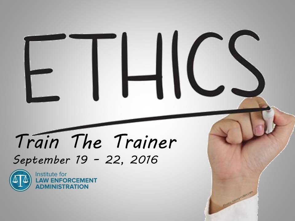 ILEA Ethics Train-The-Trainer September 19-22, 2016 - YouTube