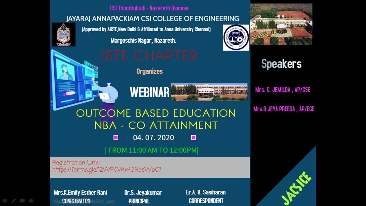 Outcome Based Education: NBA - CO Attainment - YouTube