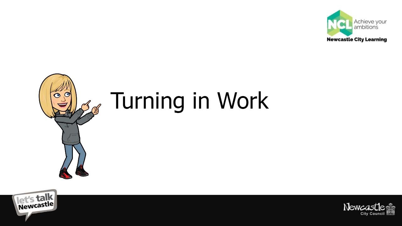 Turning in Work - Google Classroom - YouTube