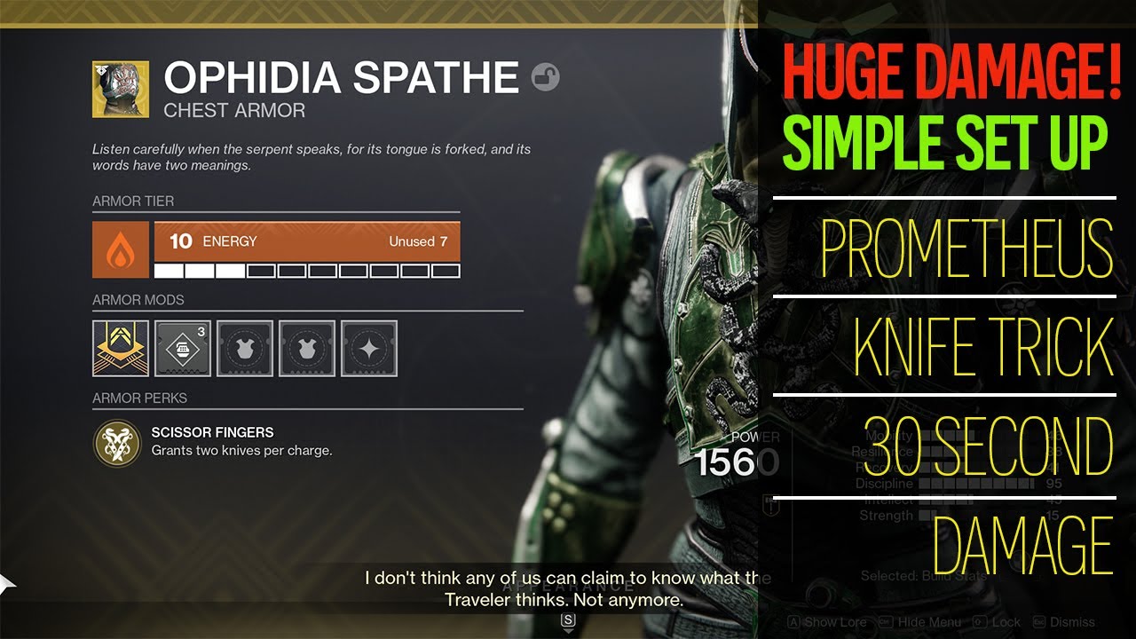 Massive damage Hunter set up! Prometheus and Ophidia spathe is INSANE ...