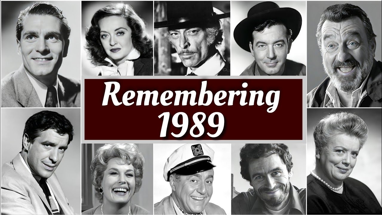 1989 Obituary: Remembering 1989's Famous Celebrities - YouTube