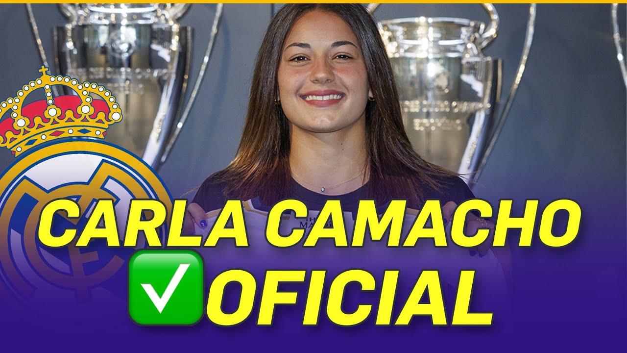 👩🟣 CARLA CAMACHO jugará en el PRIMER EQUIPO | REAL MADRID FEMENINO ...
