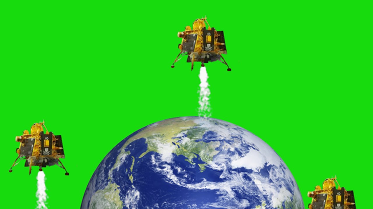 Chandrayaan 3 Green Screen Video Soft Moon Landing 3D Animation (MTIZ ...
