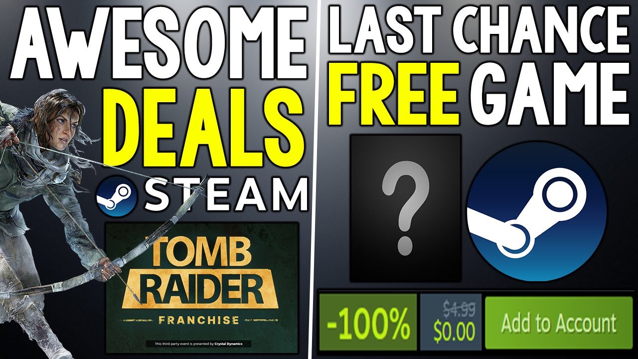 ABSOLUTELY AWESOME NEW STEAM PC GAME DEALS + LAST CHANCE FOR FREE STEAM ...