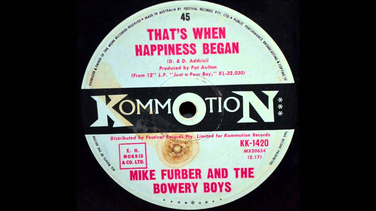 Mike Furber - That's When Happiness Began - YouTube