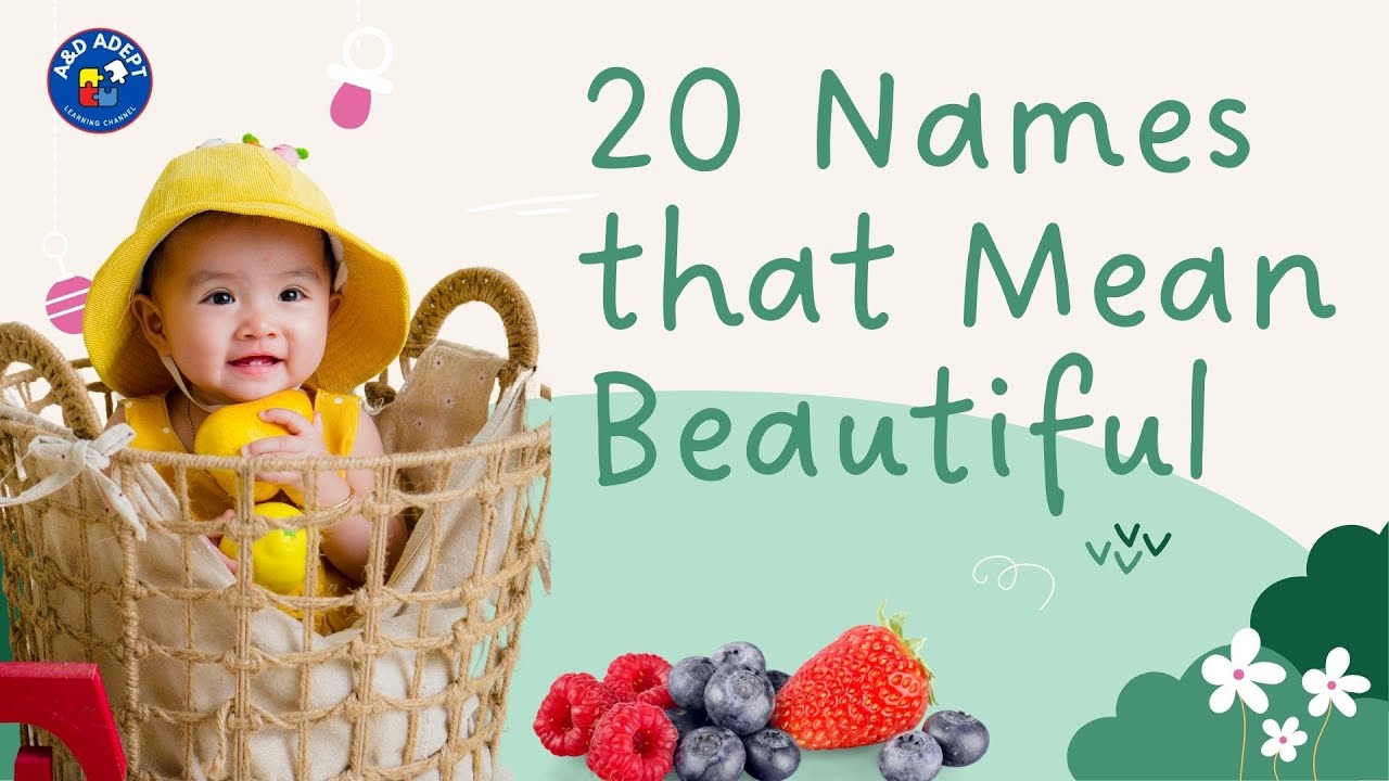 Top 20 Baby Girl Names that Mean Beautiful (Pretty Name Choices) - YouTube