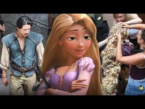 TANGLED Live-Action: FIRST LOOK at Teagan Croft and Milo Manheim IN CHARACTER as Rapunzel and Flynn