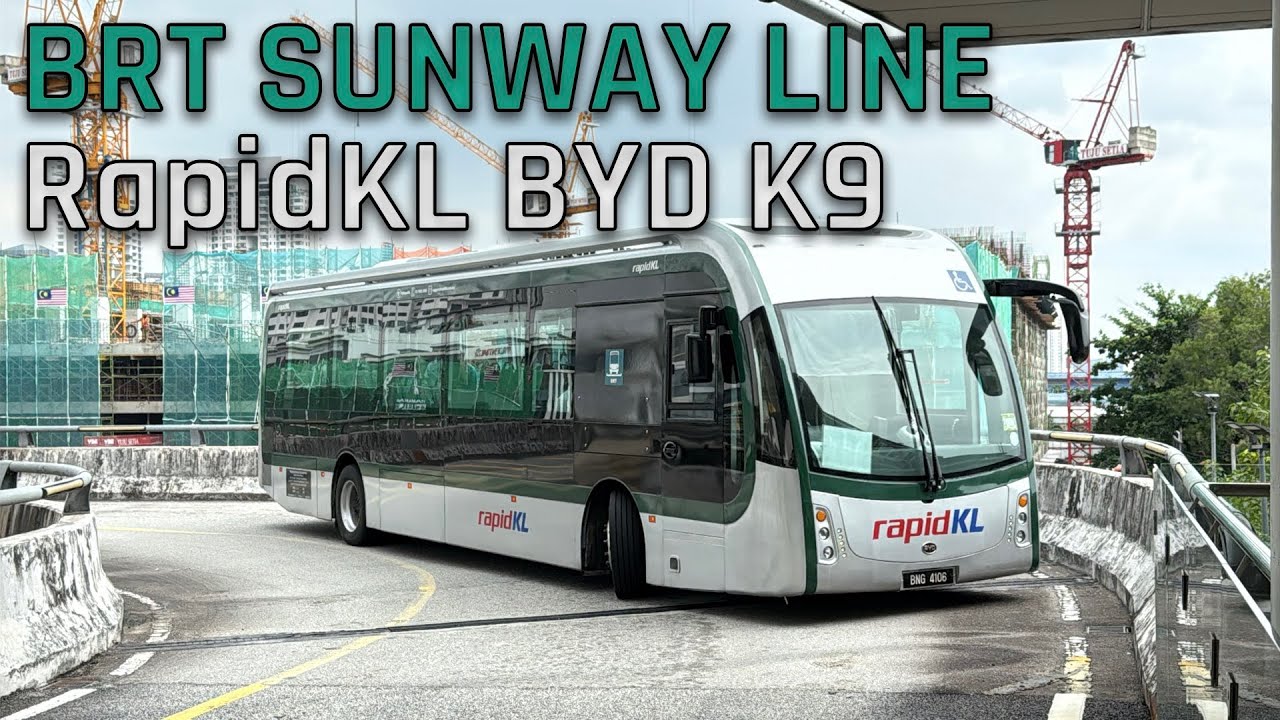 Bus Rides #51: BNG4106 on RapidKL BRT Sunway Line – BYD K9 Electric Bus ...