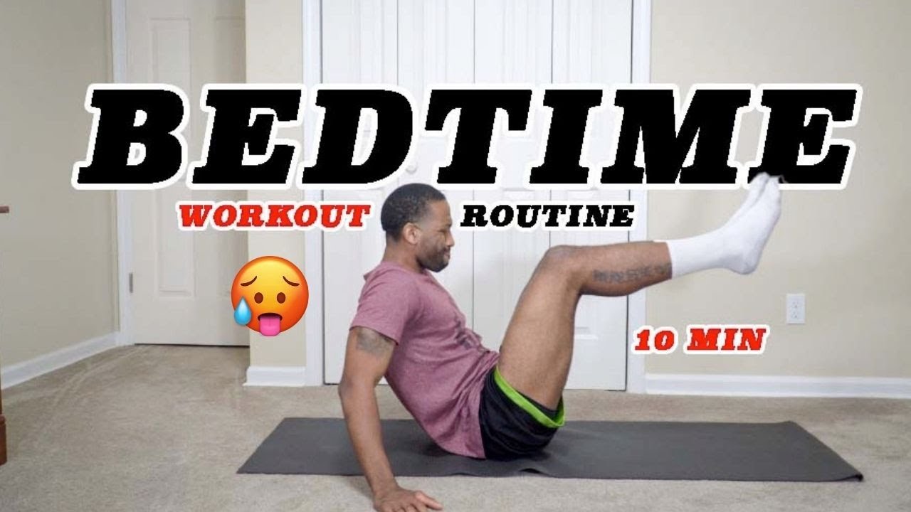 10 MINUTE BEDTIME ABS WORKOUT ROUTINE *BURN FAT OVERNIGHT* - YouTube