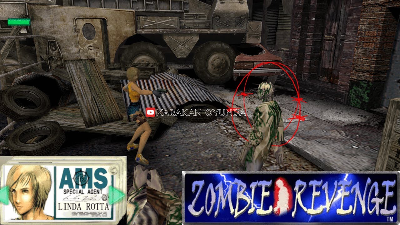 Zombie Revenge 1999 Linda Rotta (Naomi ) Flycast fightcade2 - YouTube