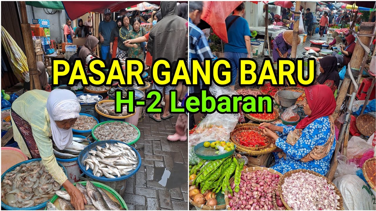 PASAR TRADISIONAL PALING RAMAI DI SEMARANG - YouTube