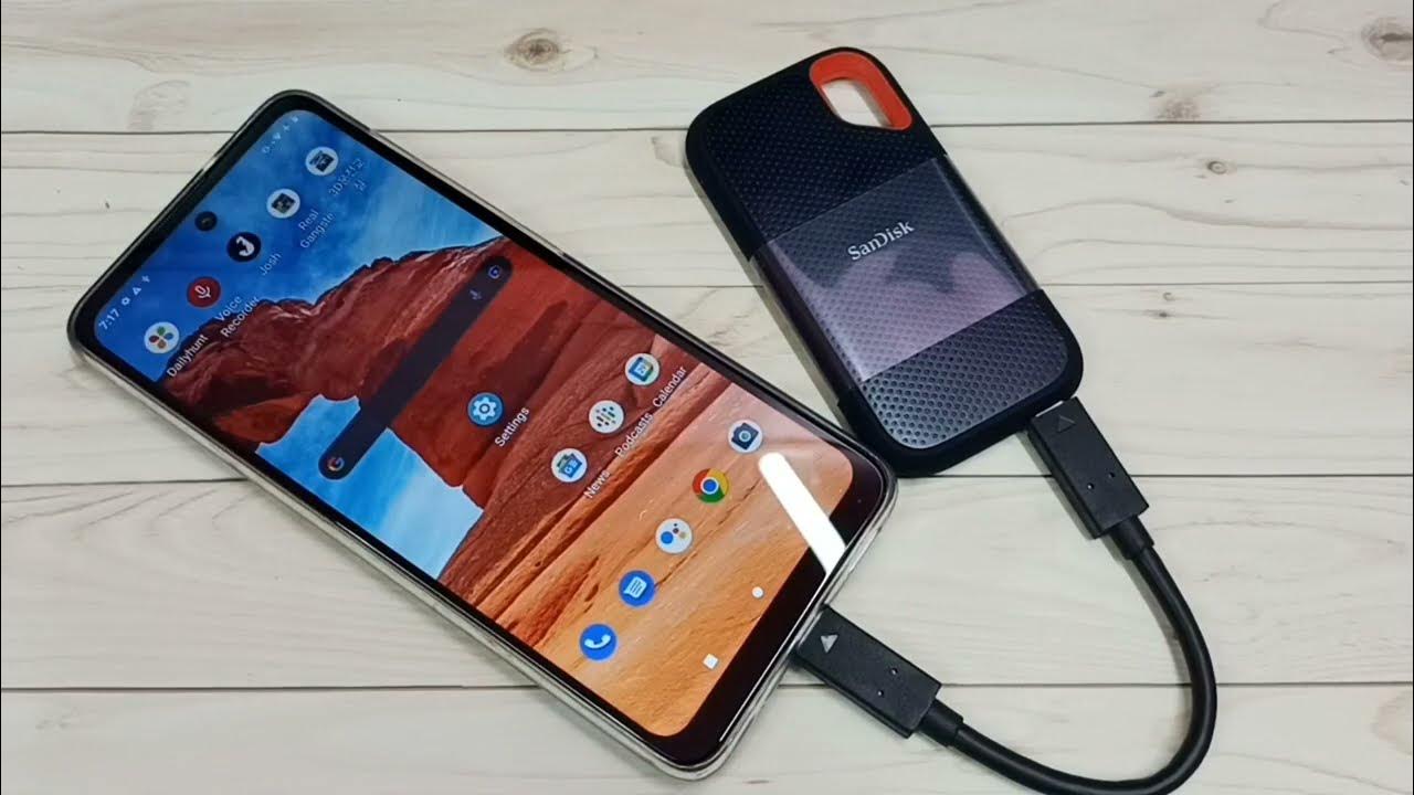 How to Connect SanDisk SSD to Motorola Moto Phone | Transfer Files ...