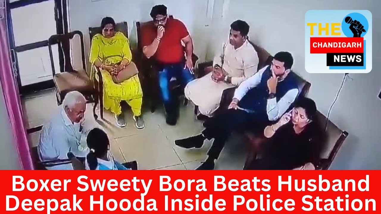 Boxer Sweety Bora Beats Husband Deepak Hooda Inside Police Station ...
