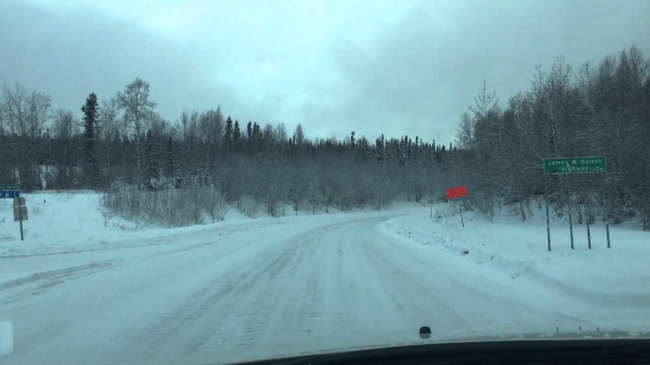 Driving the Dalton Highway in winter - YouTube