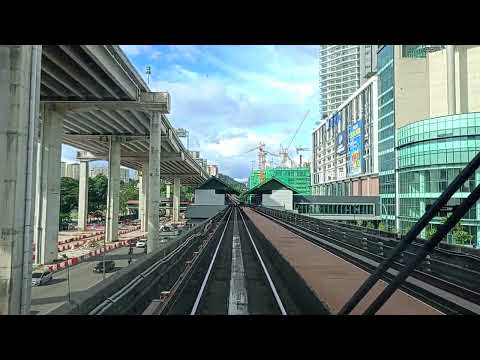 lrt kelana Jaya line Ampang park to setiawangsa - YouTube