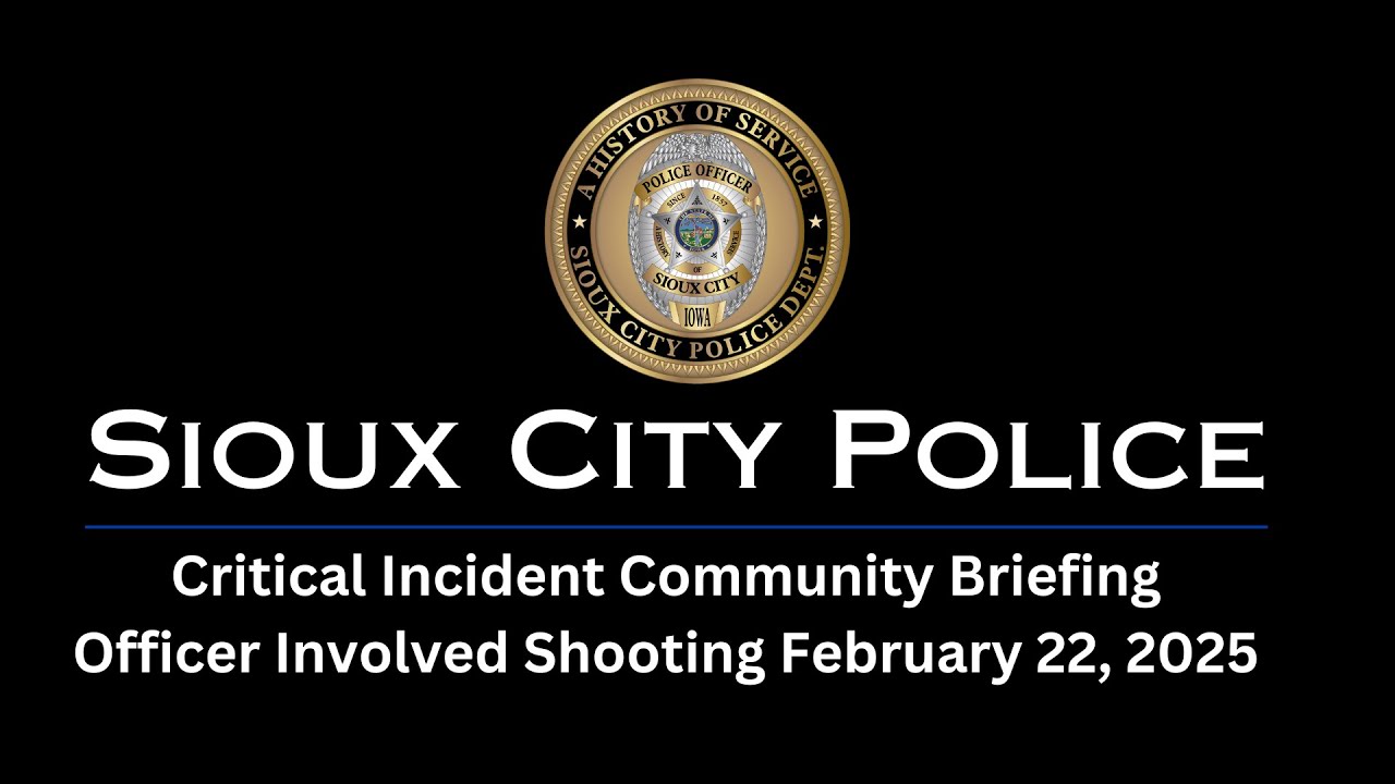 Sioux City Police OIS February 22, 2025 - YouTube