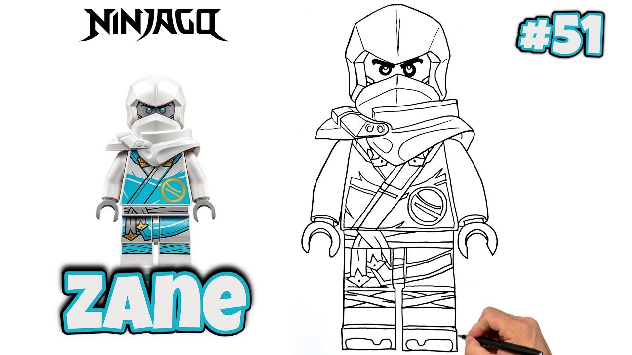 How To Draw ZANE Step By Step | NINJAGO: Dragons Rising #drawing # ...