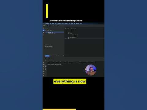 Commit and Push on PyCharm! - YouTube