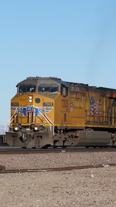 UP 7313 WB COAL TRAIN CSKTR MP 737 NEEDLES SUB 10-12-2023 #railfan #railfaning #trains - YouTube