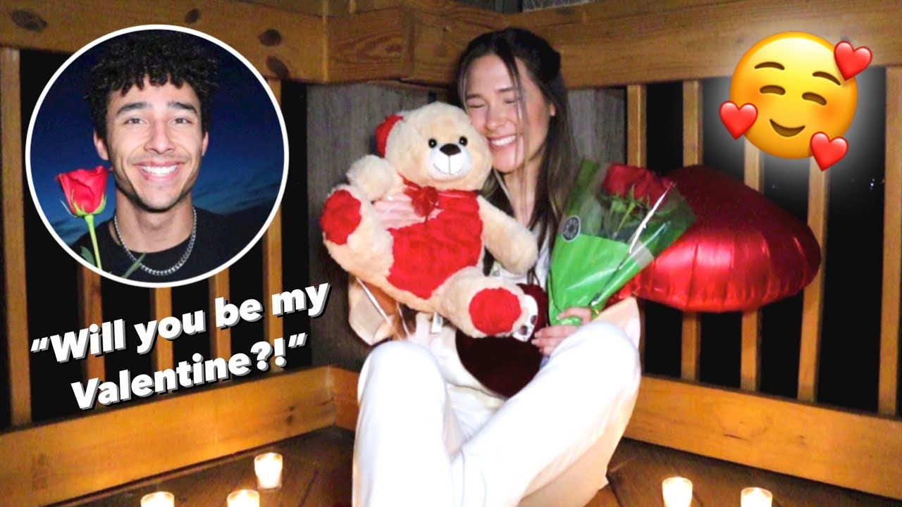 HE ASKED ME TO BE HIS VALENTINE! *finally* - YouTube