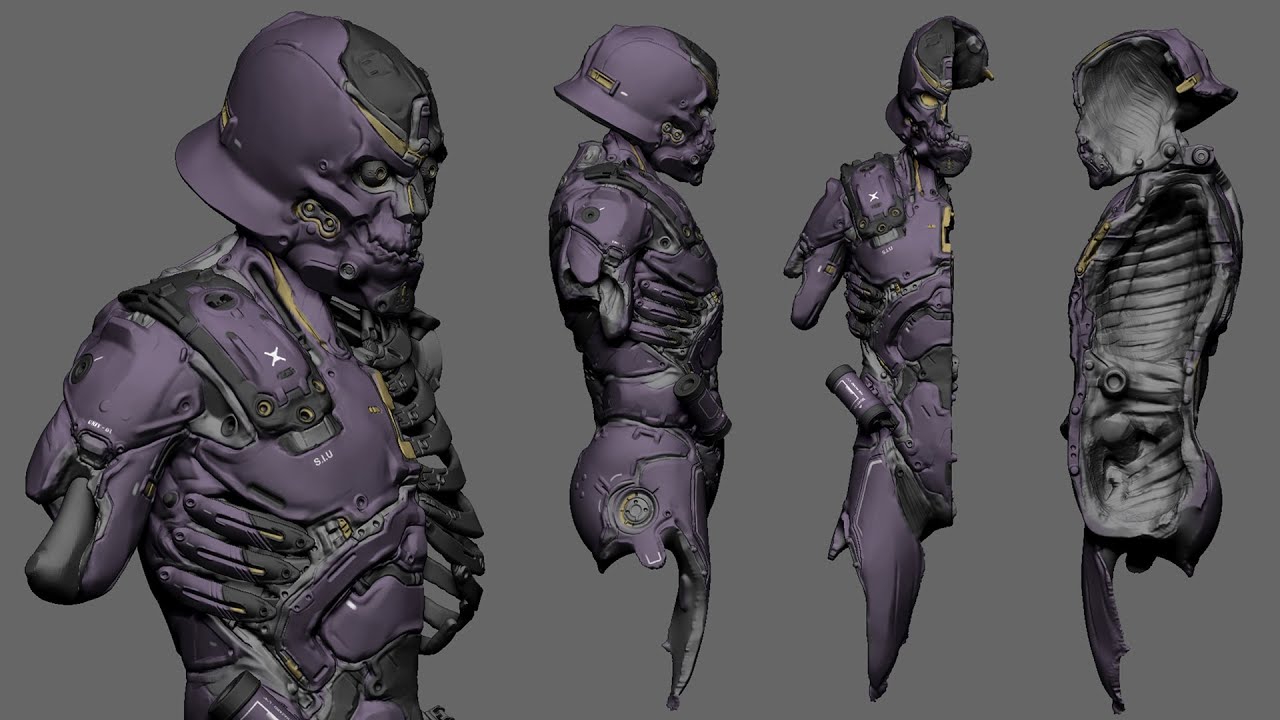 Sci Fi Alien Armor