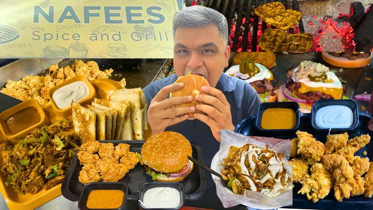 LOADED BEEF BURGER IN LAHORE | CHICKEN LOADED FRIES AND HOT SHOTS AT ...