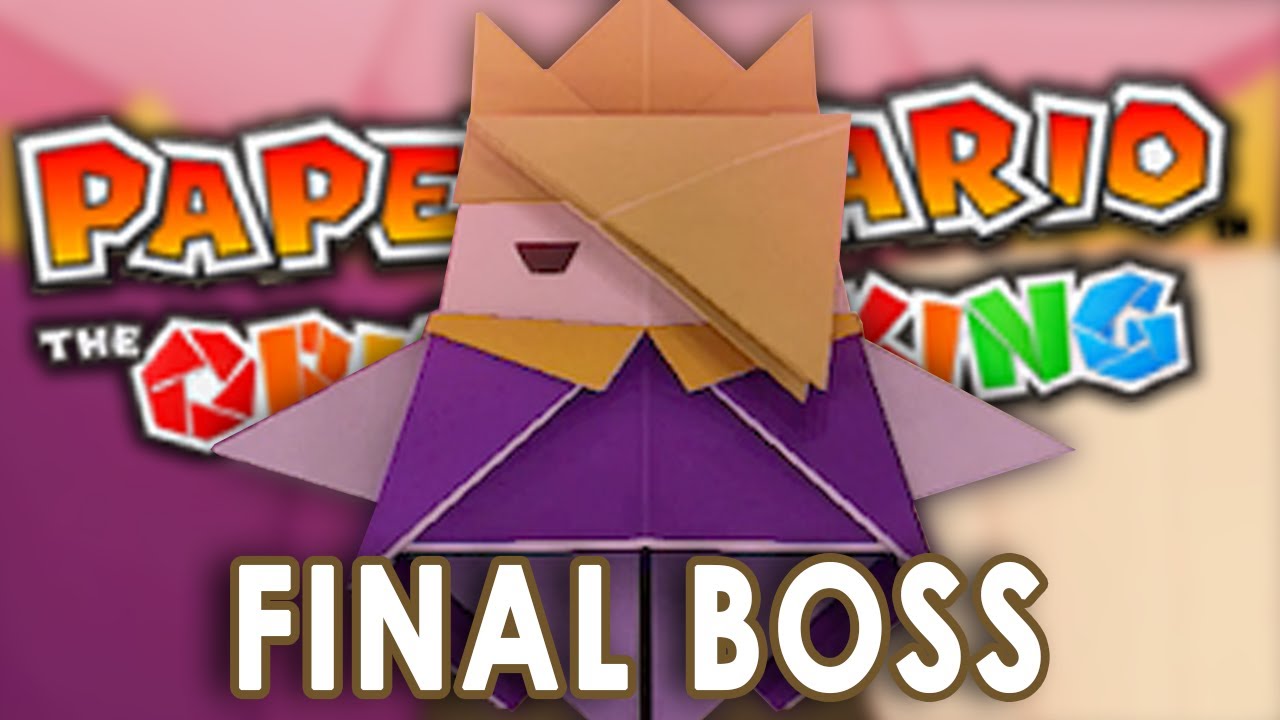 Paper Mario The Origami King - Final Boss - Ollie - YouTube