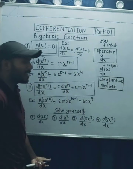 #DIFFERENTIATION#PART 👉01#ALGEBRAIC FUNCTION # - YouTube