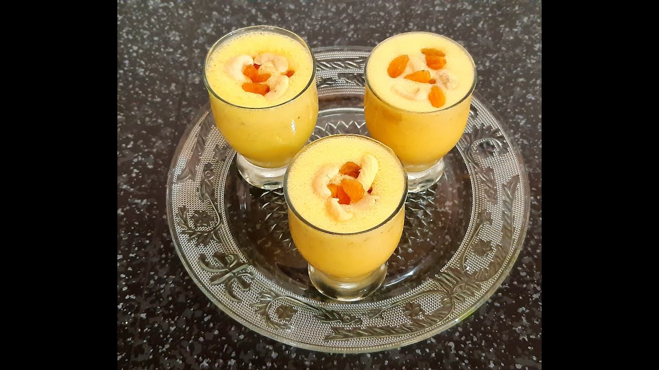 Pineapple Lassi recipe | പൈനാപ്പിൾ ലെസ്സി | How to make pineapple lassi ...