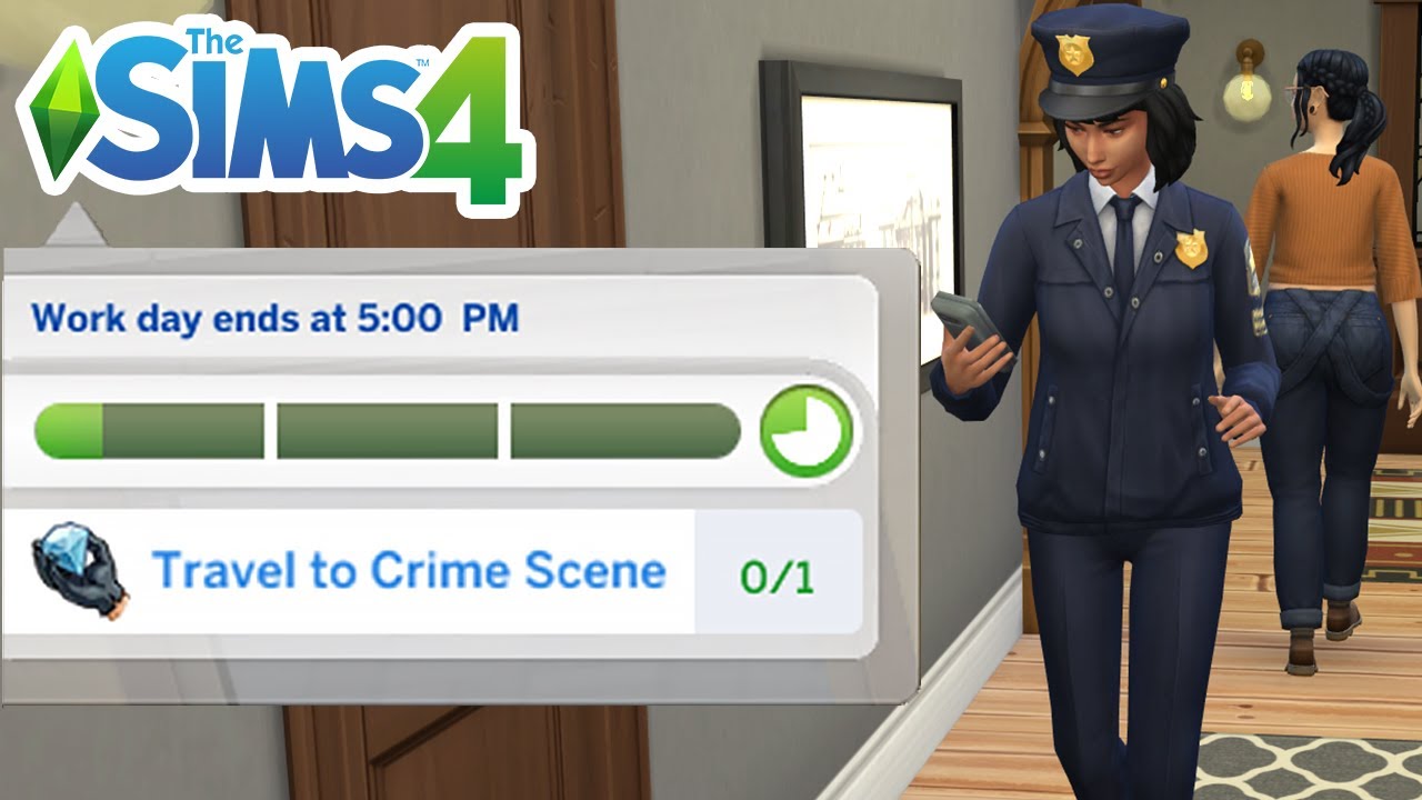 How To Travel To Crime Scene (Detective Career) - The Sims 4 - YouTube