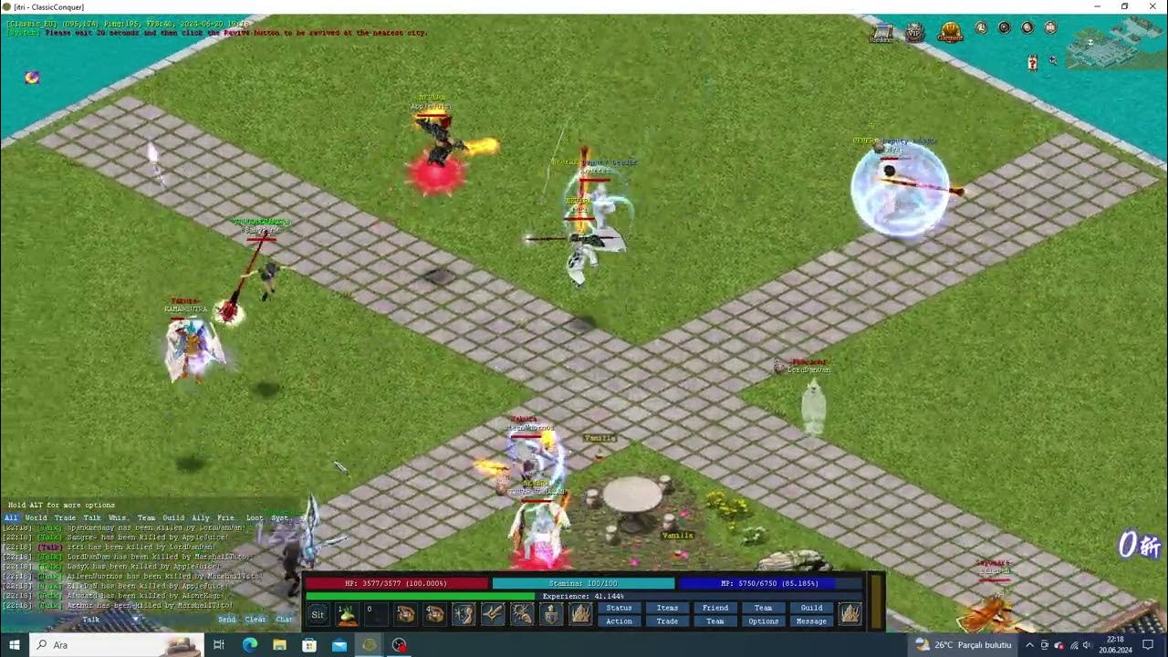 Conquer Online Classic Twin City War server EU - YouTube