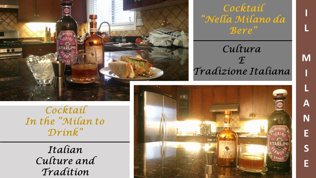 "Il Milanese" Cocktail "Nella Milano da Bere" / "Milanese" cocktail in ...
