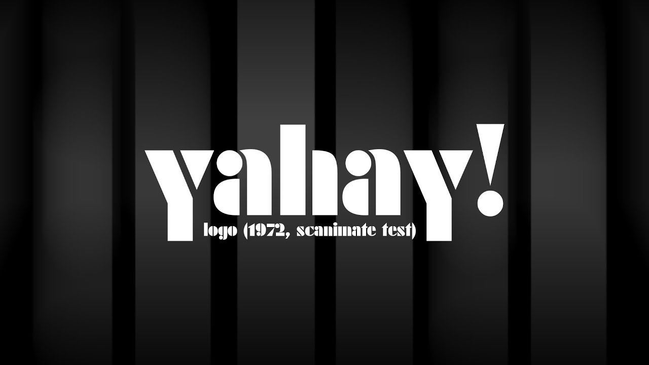 Yahay! Logo (1973, Scanimate Test) - YouTube