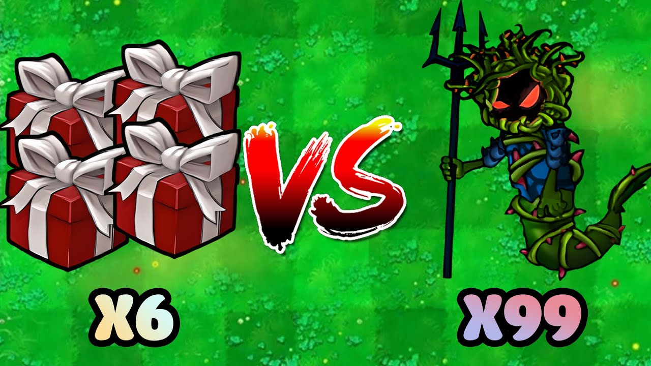 PVZ 1 Magical Hybrid Challenge - 6 Random Box VS 99 Kraken Zombie - Who ...