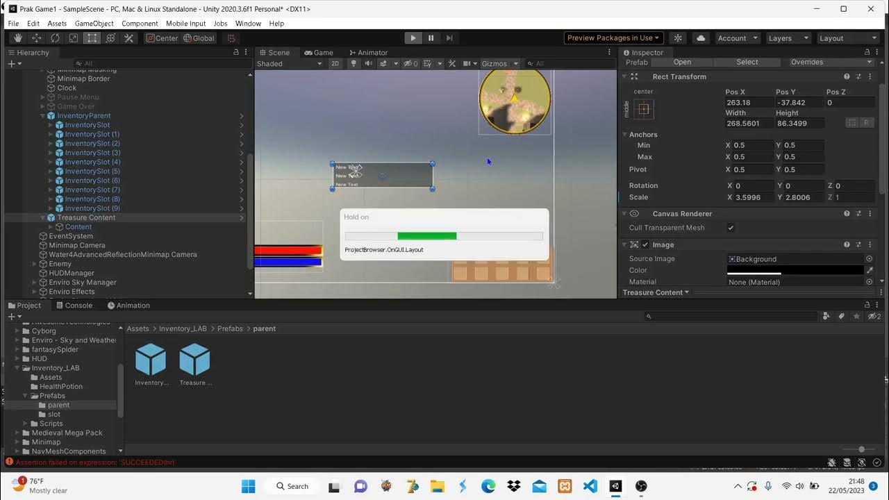 PENJELASAN TUGAS PRAKTIKUM PEMROGRAMAN GAME PERTEMUAN 9 - YouTube
