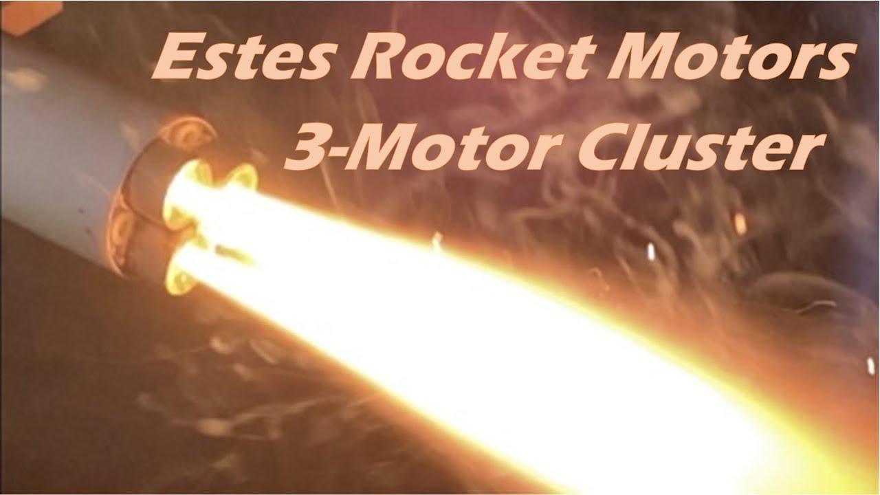 Estes Rocket Motors - Static Firing - Slow Motion - YouTube