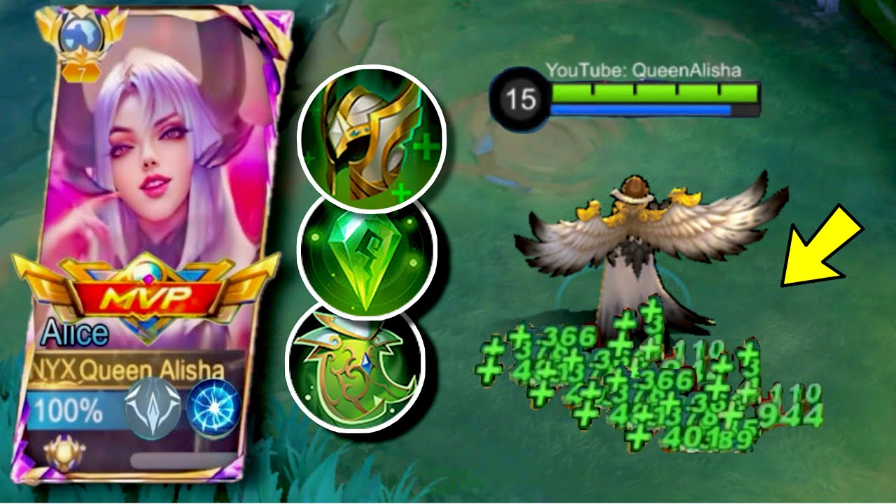 ALICE GUARDIAN HELMET + ORACLE & HOLY CRYSTAL BUILD!! UNLIMITED HP ...