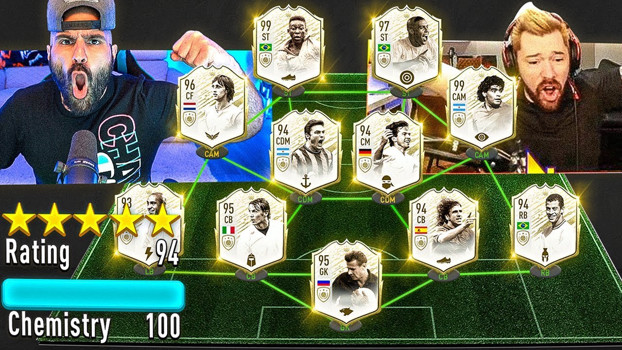 OMG MOST ICONS IN A FUT DRAFT CHALLENGE!!! FIFA 20 Ultimate Team - YouTube