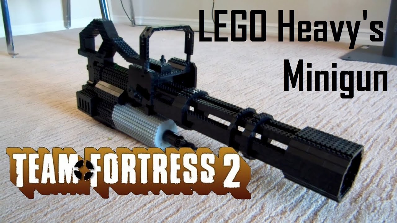 Team Fortress 2: LEGO Heavy's Minigun (Sasha) - YouTube