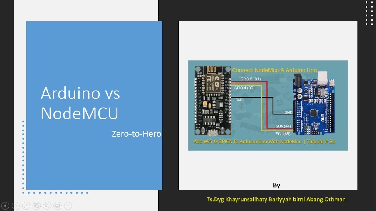 Zerotohero Nodemcu Vs Arduino Youtube